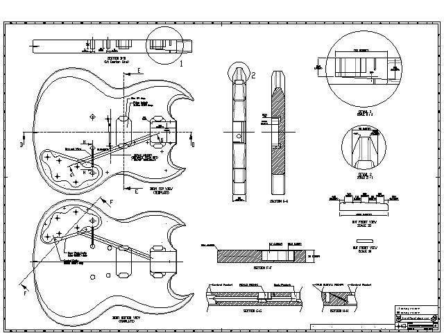 SG Electric Guitar Plans Lonely Star Guitars