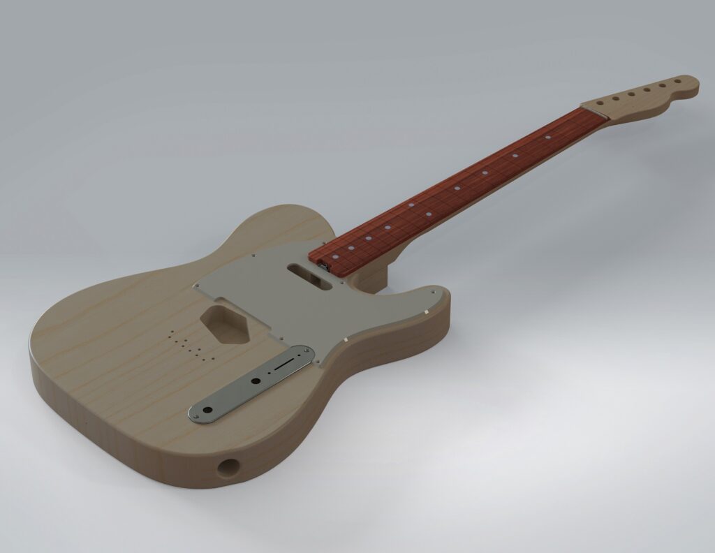 Telecaster 3D Plans - Lonely Star Guitars