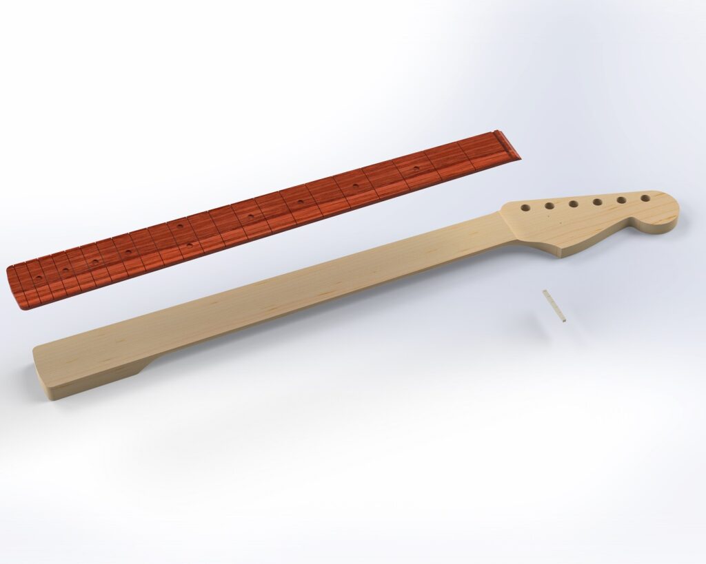 Telecaster Neck 3D Plans - Lonely Star Guitars