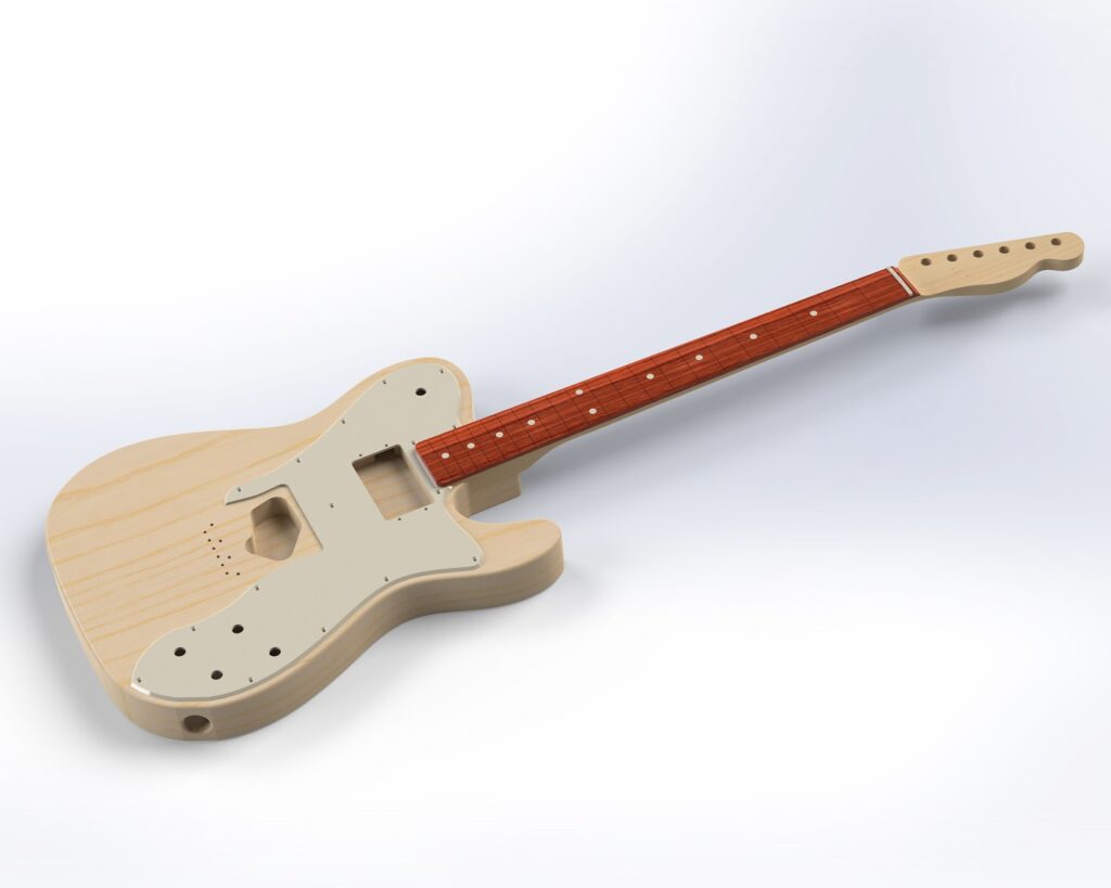 Telecaster 72 Custom 3D Plans - Lonely Star Guitars